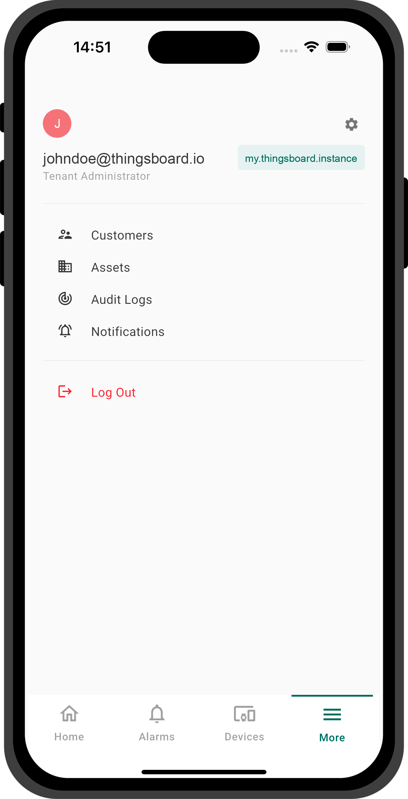 Mobile center | ThingsBoard Cloud